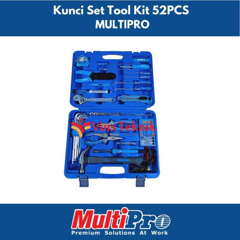 Promo Alat pertukangan set multipro kunci set tool kit set 52pcs Diskon ...