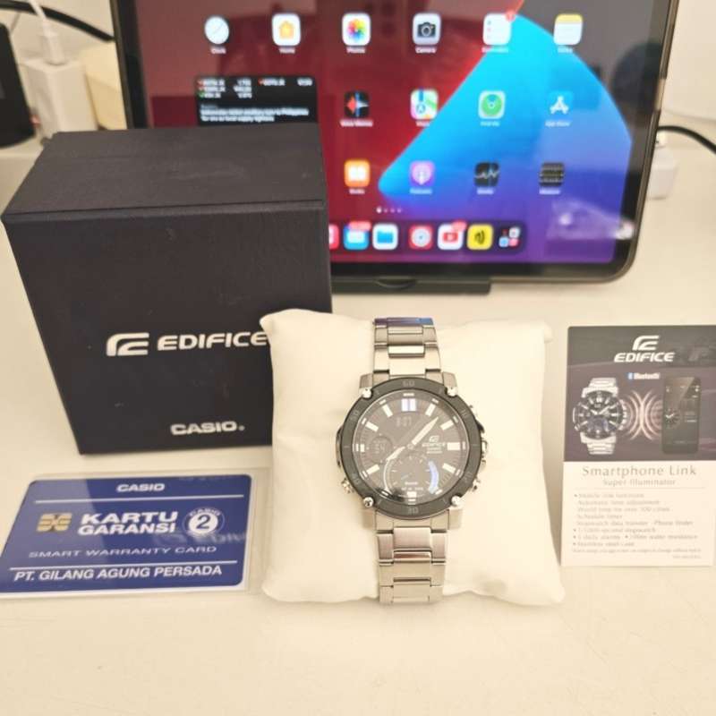 Jual Jam Tangan Casio Edifice Ecb 20 Bluetooth Garansi Juni 2024 Di ...