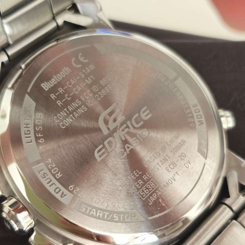 Jual Jam Tangan Casio Edifice Ecb 20 Bluetooth Garansi Juni 2024 Di ...