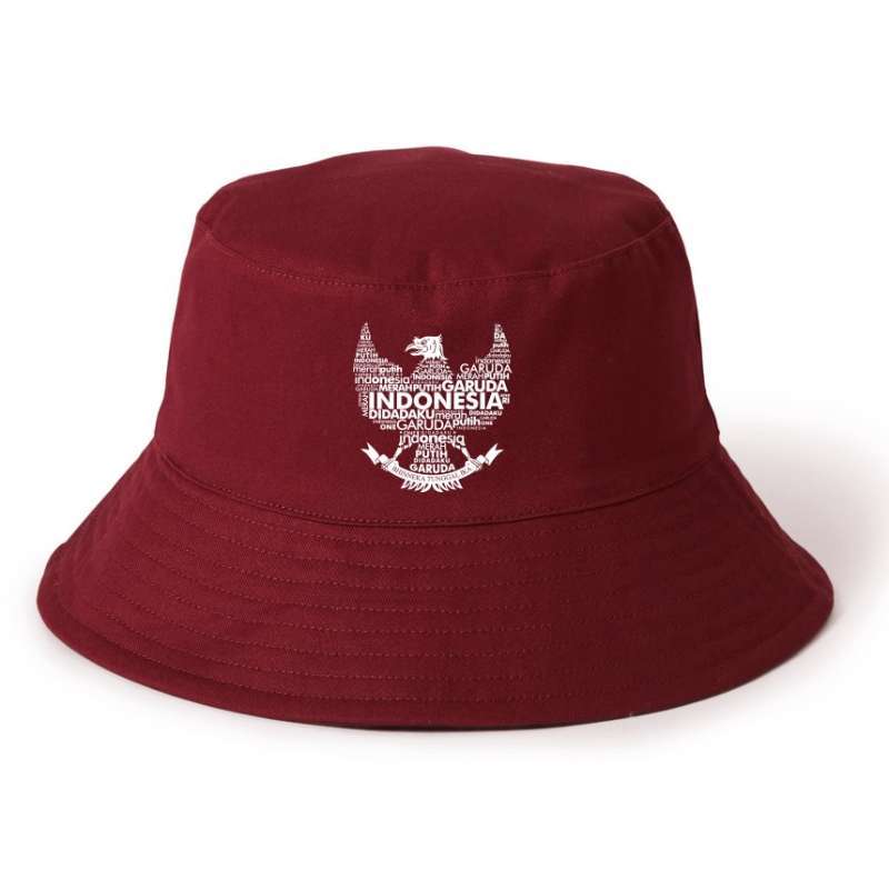 Promo Topi Bucket CAMOE Garuda Merah putih di dadaku INDONESIA Diskon 9 ...