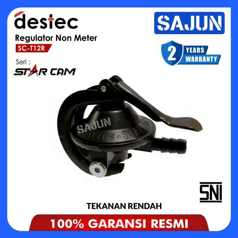 Promo Destec Starcam Regulator Gas Tekanan Rendah Anti Bocor Sc-t12r ...