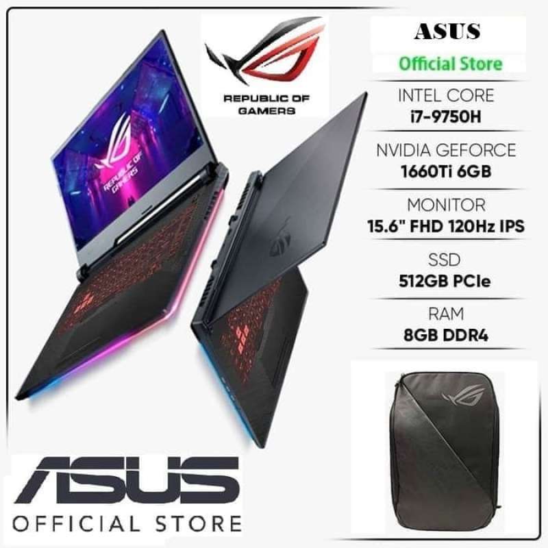 Promo Asus Rog Strix G531gu-i766g9t I7-9750h 8gb 512gb Gtx1660ti 6gb ...