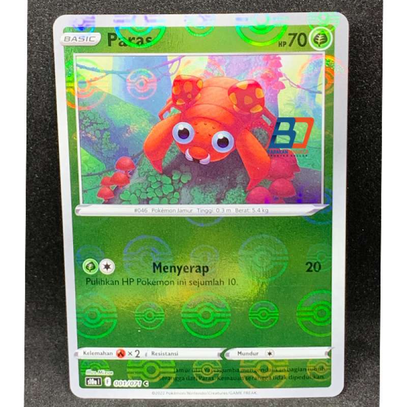 Jual Kartu Pokemon Paras Tcg Indonesia Di Seller Babakan Dangdeur ...