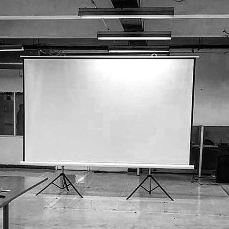 Promo Layar/ Screen Proyektor Tripod Kaki 150 4:3 Diskon 33% Di Seller ...