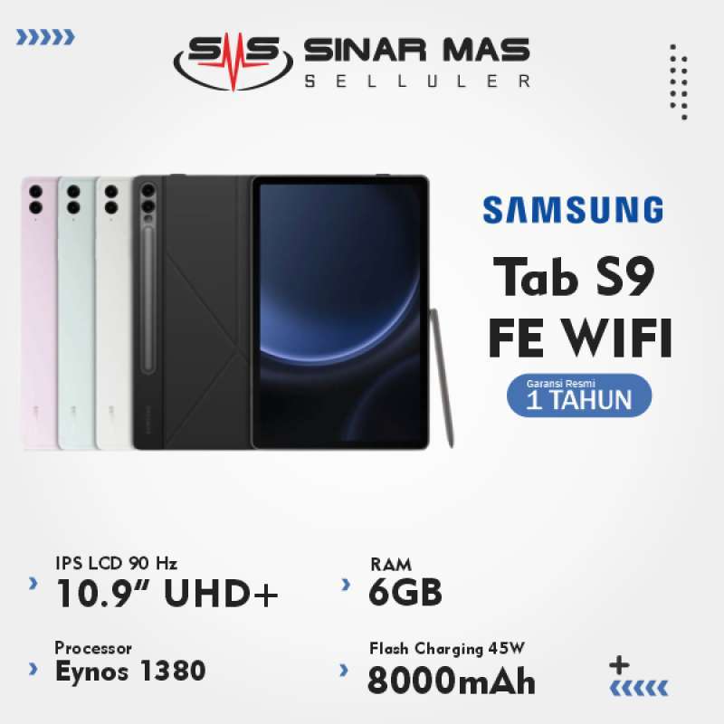 Jual Samsung Galaxy Tab S9 FE WIFI ONLY [6GB/128GB] Garansi Resmi di Seller SINAR MAS SELLULER ...