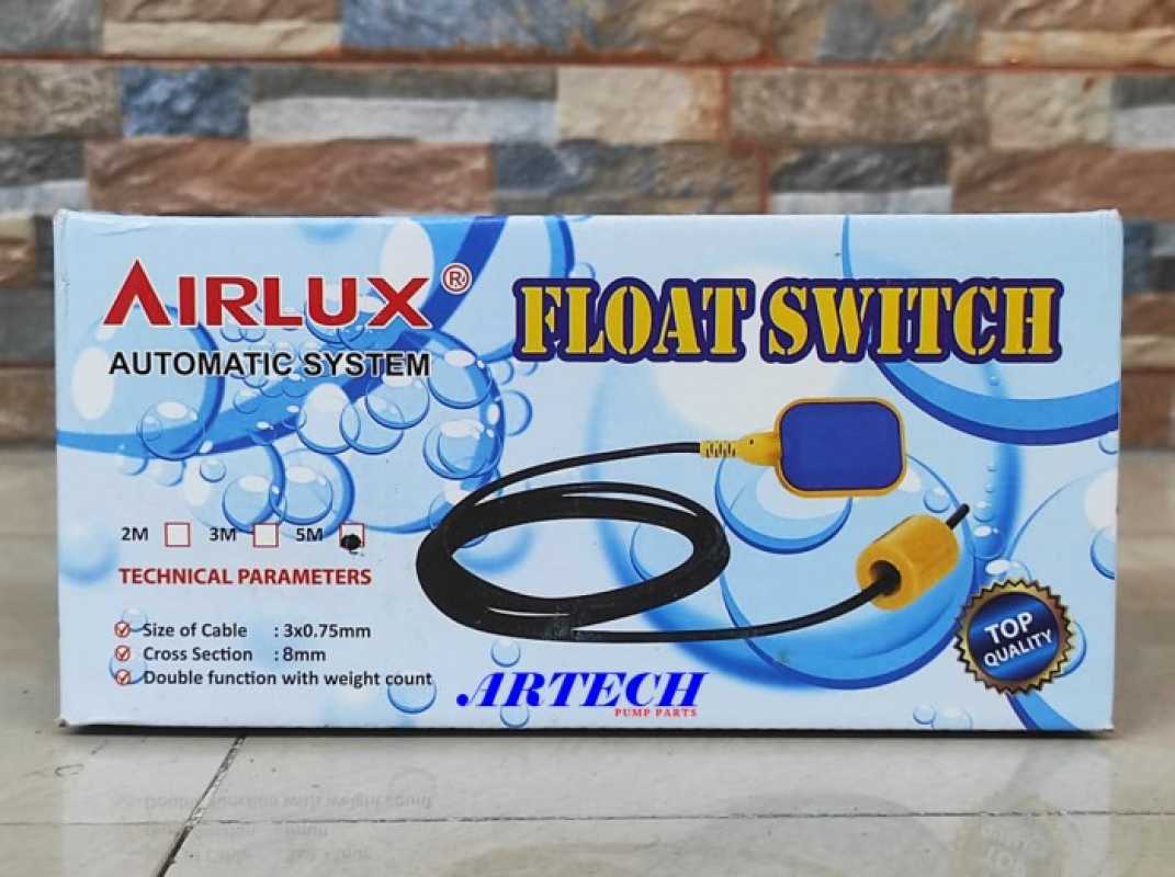 Promo Airlux Float Switch 5 Meter Pelampung Toren Otomatis (float ...
