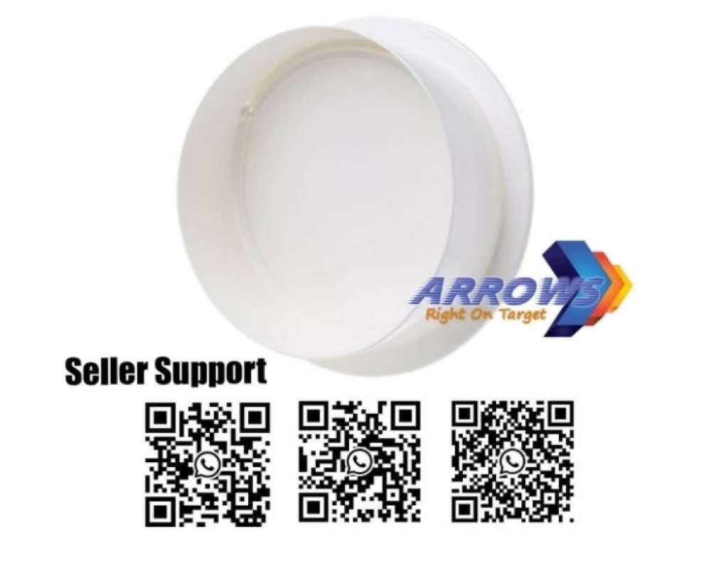 Promo Damper Plastik 4 inch Damper Anti Serangga Otomatis Volume Damper ...