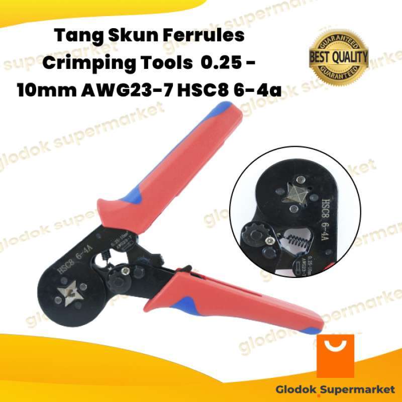 Promo Tang Skun Ferrules Crimping Tools 0.25 - 10mm Awg23-7 Hsc8 6-4a ...
