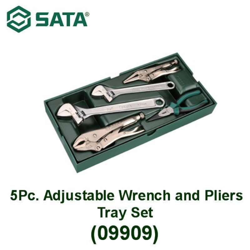 Promo Sata Kunci Inggris Dan Tang Set 5 Pcs Metric Tray Set 09909 ...