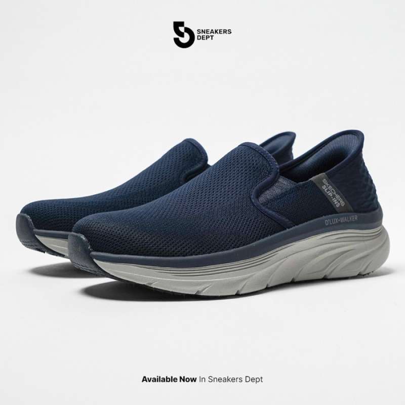 Promo Sepatu Sneakers Pria Skechers D'lux Walker Orford 232455nvy ...