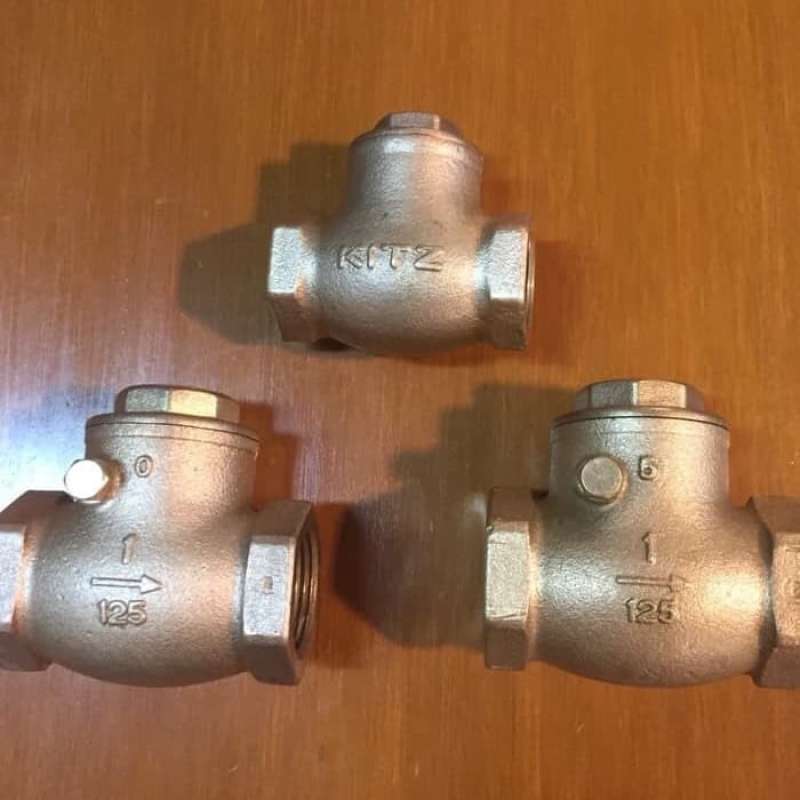 Promo 3/4 Inch Swing Check Valve Kitz Kuningan Diskon 23% Di Seller ...