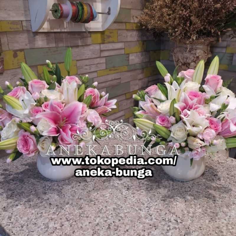 Promo Rangkaian Pot Bunga Asli Duka Cita Condolences Flower Turut Berduka Diskon 23% di Seller ...
