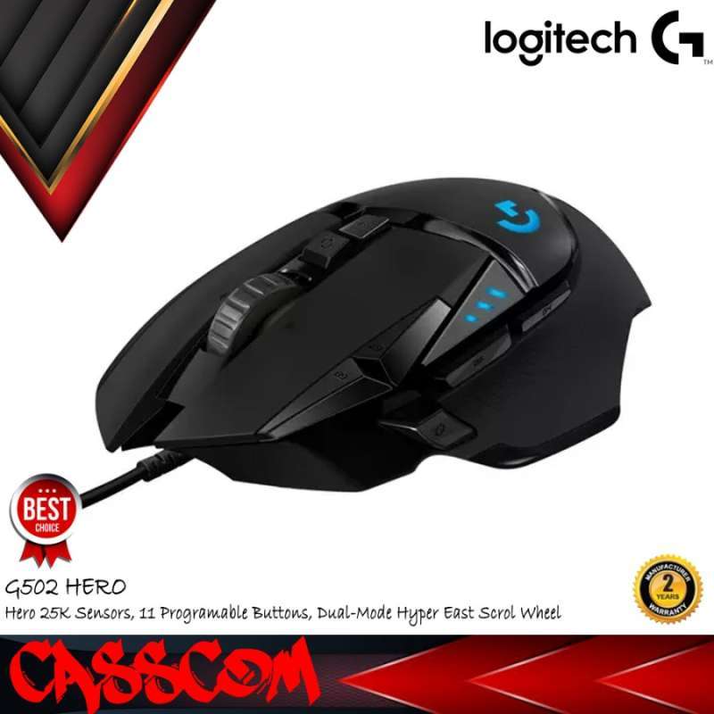 Jual Logitech G502 HERO High Performance Mouse Gaming Wired RGB di ...