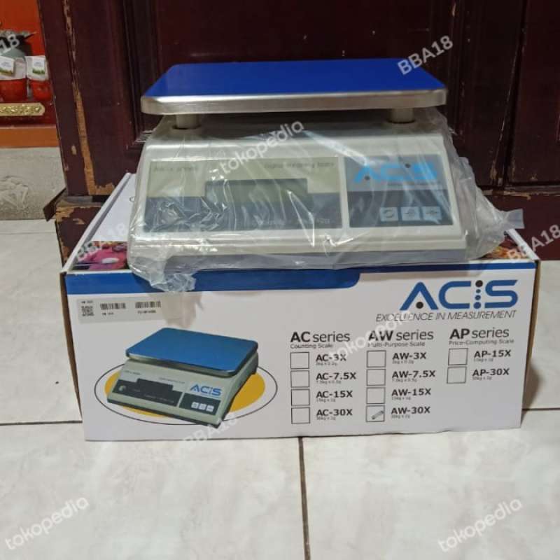Promo Timbangan Digital ACIS 15kg AC-15 Digital Weighing Scale AW 15X 15 kg Diskon 23% di Seller ...