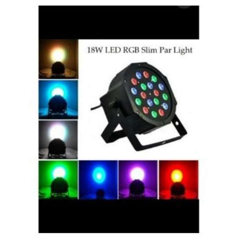 Promo Lampu Par Led Panggung Disco 18 Watt RGB Lampu Sorot Panggung ...