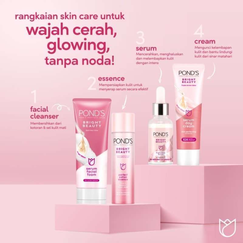 Promo Ponds Skin Perfecting Cream Normal Skin 40g Isi 2 + Ponds Spf 50 ...