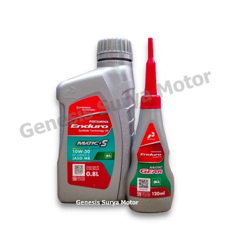 Promo Oli Enduro Matics 10w30 08lt Paket Oli Gear Enduro 120ml ...