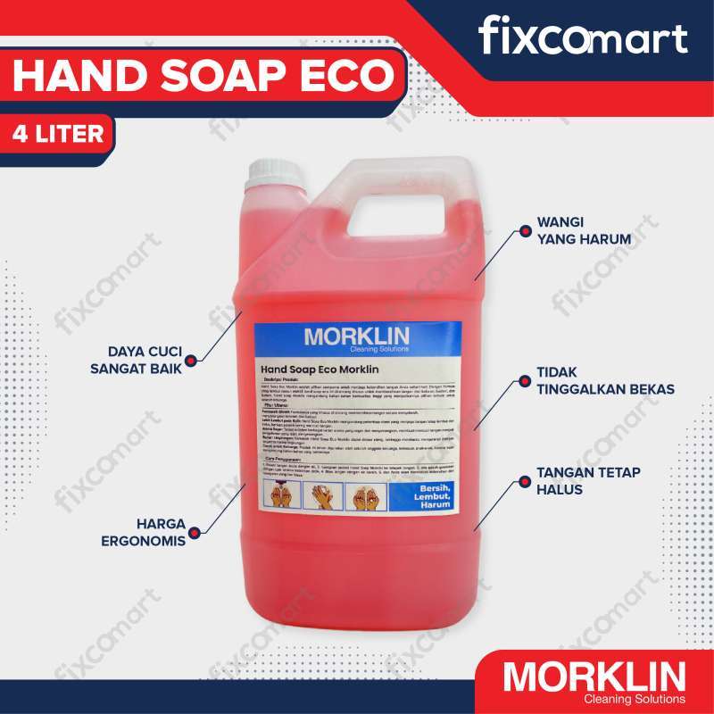 Jual Morklin Hand Soap 4 Liter Di Seller Fixcomart.com Official Store ...