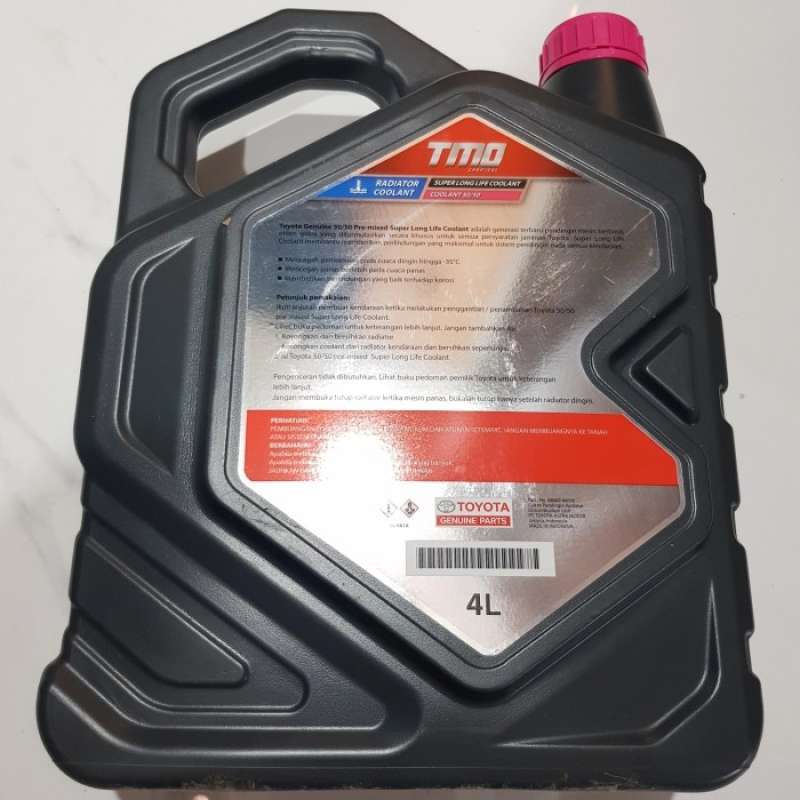 Promo Air Radiator / Radiator Coolant Tmo Galon 4 Lt Warna Merah Baru ...