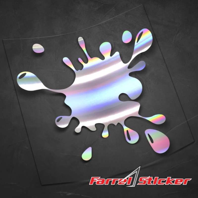Jual Stiker Bercak Sticker Cipratan Cutting - Putih Terbaru Di Seller ...