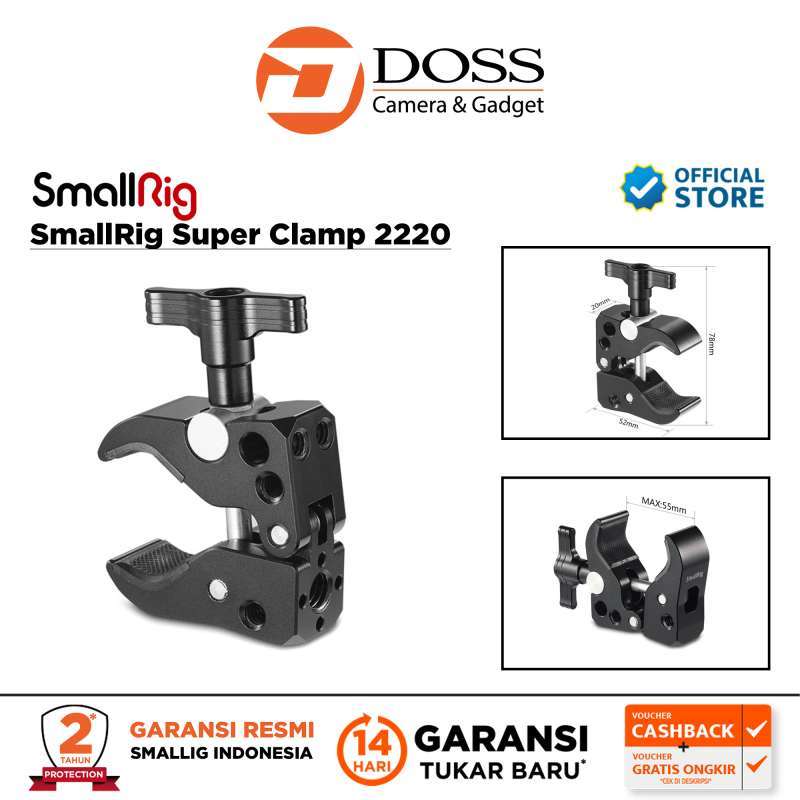 Jual Smallrig Super Clamp 2220 Di Seller Doss Official Store - Doss ...