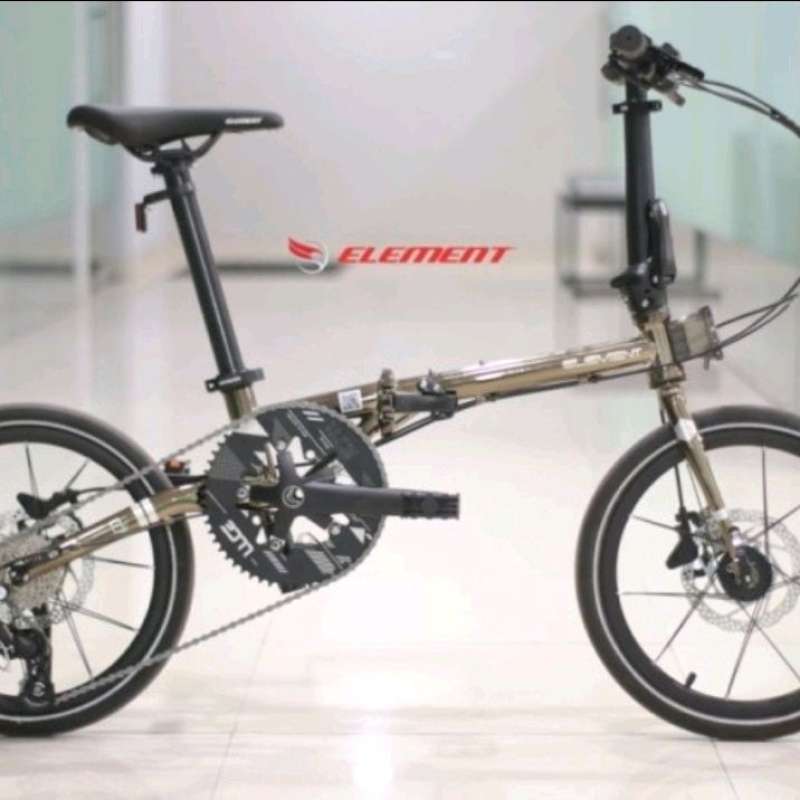 Jual Sepeda Lipat Troy UV Black Chrome 16 inc Element bike di Seller ...