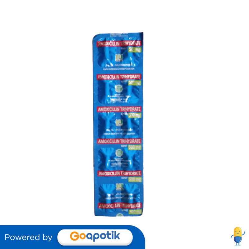 Jual AMOXICILLIN HEXPHARM 500 MG STRIP 10 KAPLET di Seller Apotek Bagas ...