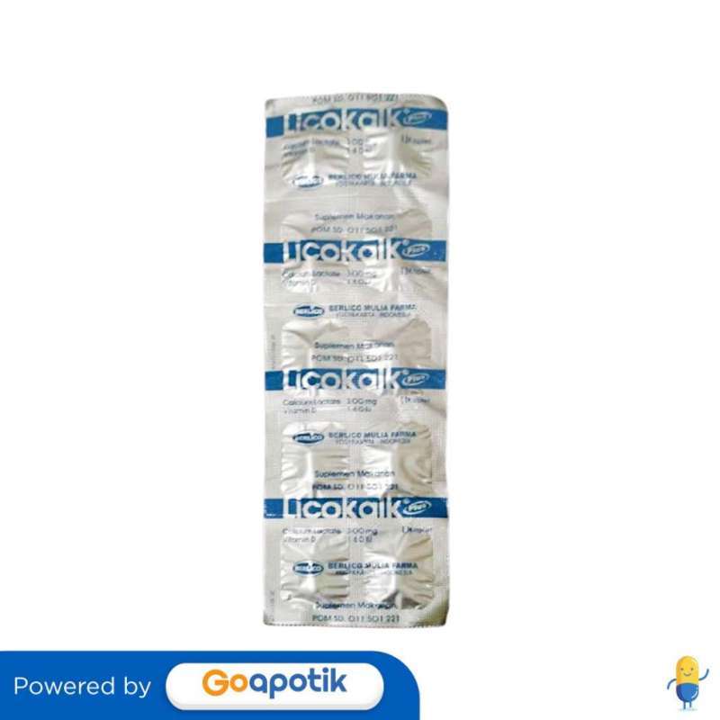 Jual LICOKALK PLUS STRIP 10 KAPLET di Seller Apotek Indra - Bintara ...