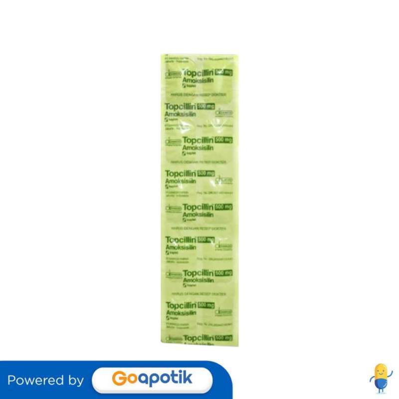 Jual TOPCILLIN 500 MG STRIP 10 TABLET di Seller Apotek Indra - Bintara ...