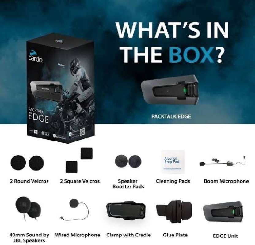 Promo New Cardo Packtalk Edge Communication System Single Pack Diskon 2 ...