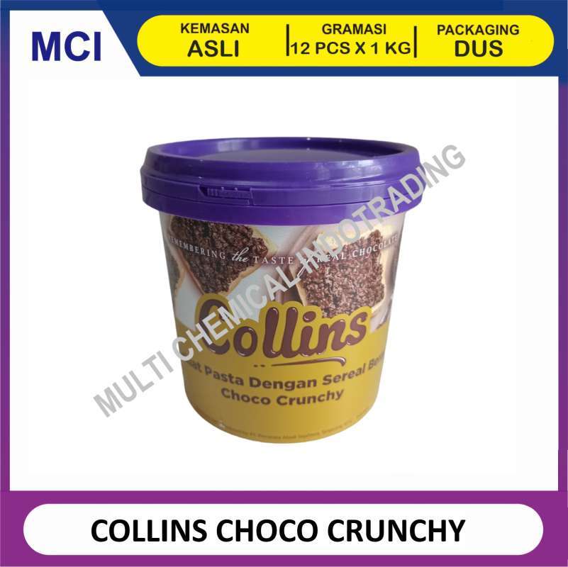 Jual Collins Choco Crunchy 1 Kg Topping Chocolate Crunchy - 1 Dus 12 ...