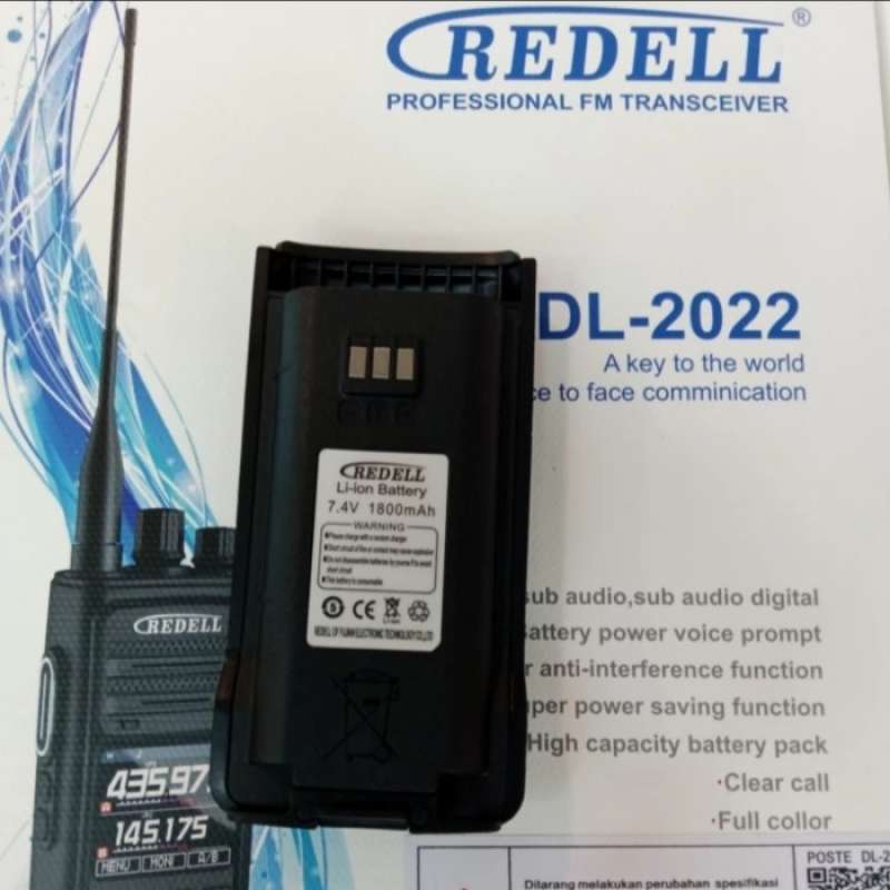 Promo Battery Ht Redell Dl-2022 Original Diskon 23% Di Seller Hunter ...