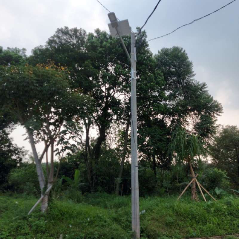 Promo Lampu Pju Solar Panel + Stang Ornamen Tiang Beton ...