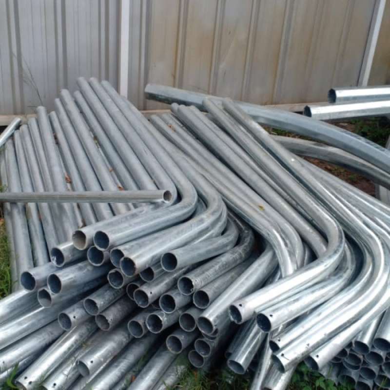 Promo Lampu Pju Solar Panel + Stang Ornamen Tiang Beton ...