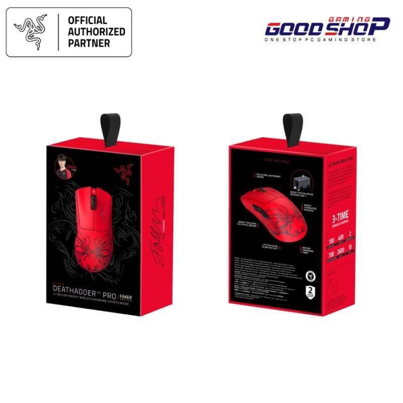 Jual Razer DeathAdder V3 Pro - Red - Faker Limited Edition di Seller ...