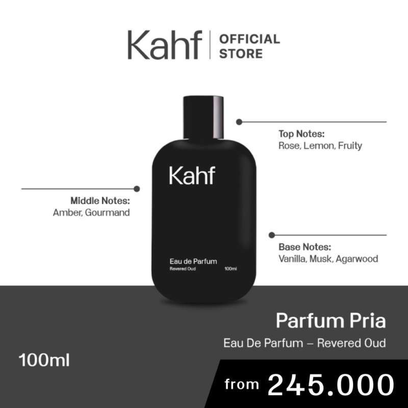 Promo Kahf Revered Oud Eau De Parfum 100 Ml - Parfum Pria Diskon 23% Di ...