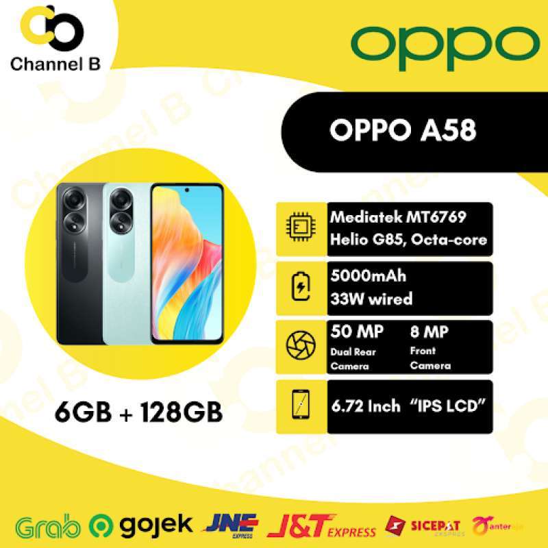 Jual Oppo A58 [6GB / 128GB ] Smartphone - Garansi Resmi di Seller ...
