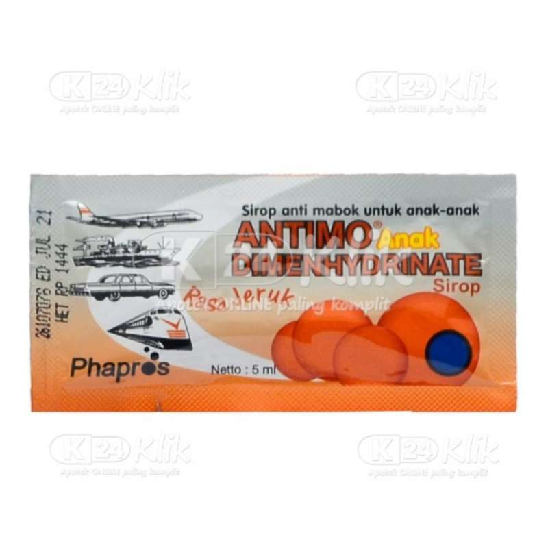 Jual Antimo Anak Sirup Rasa Jeruk 5ml (1 Dos Isi 10 Sachet) Di Seller ...