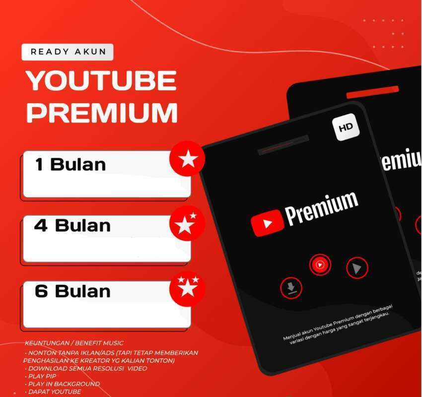 Jual Jual Akun Youtube Premium Lifetime 1 Bulan - Youtube Music Premium ... Jual Jual Akun Youtube Premium Lifetime 1 Bulan - Youtube Music Premium ...