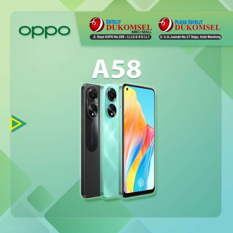 Jual Oppo A58 4g Cph2577 6gb/128gb di Seller Butik Dukomsel - Plaza ...