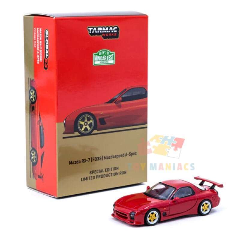 Promo TARMAC WORKS MAZDA RX-7 (FD3S) MAZDASPEED A-SPEC RED SPECIAL ...