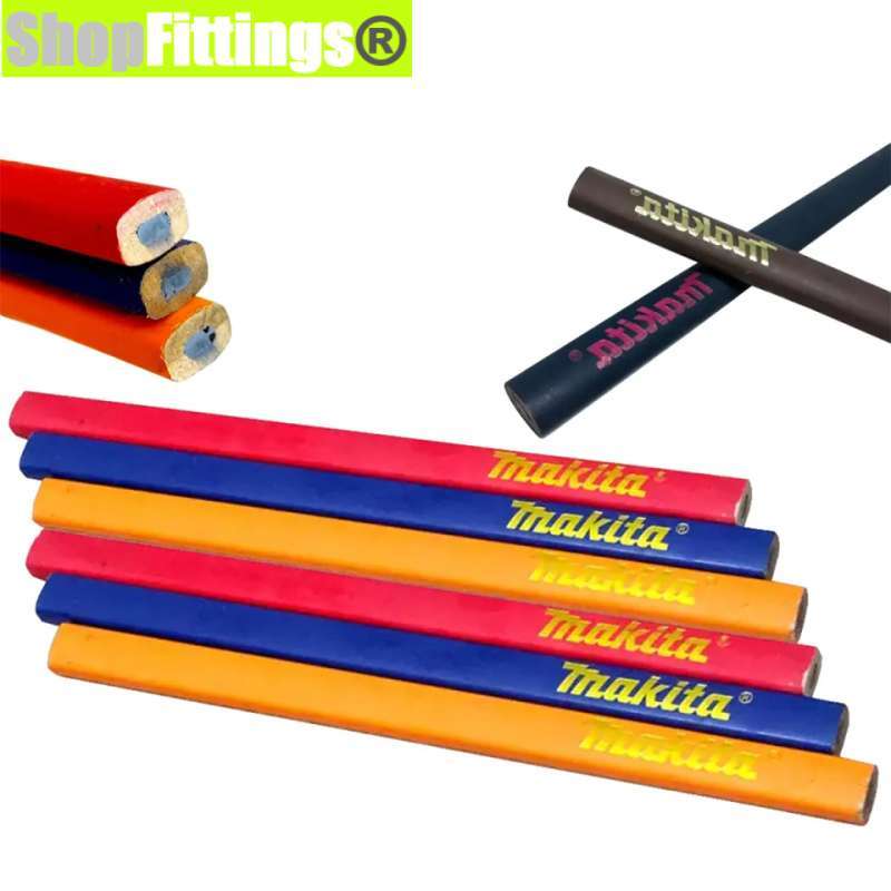 Jual Makita Pensil Tukang Hpl Kayu Bangunan Carpenter Building ...
