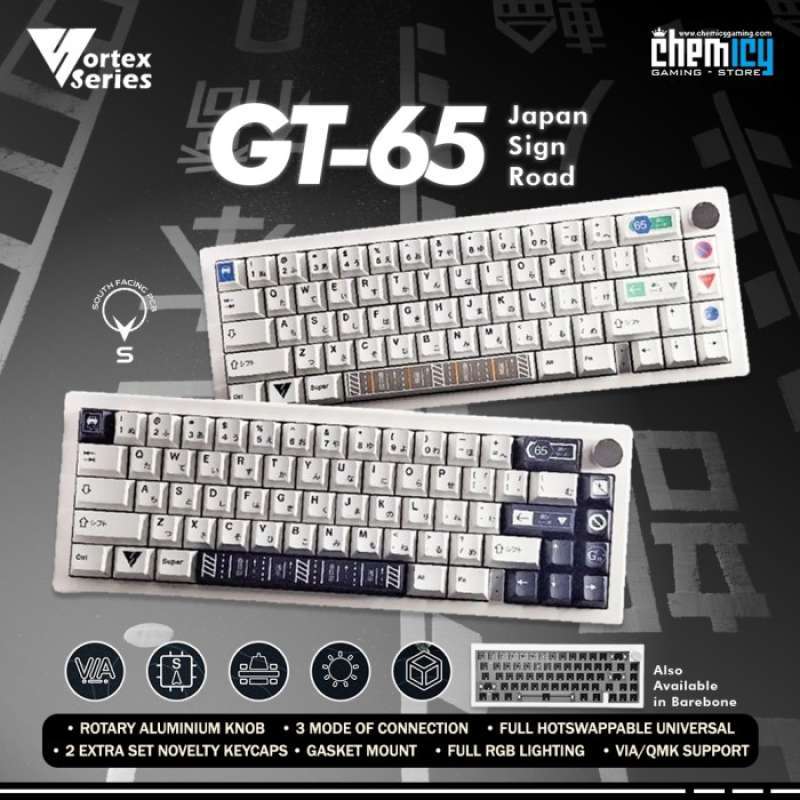 Promo Vortex Series Gt65 / Gt-65 Japan Sgn Road Wireless Mechanical ...