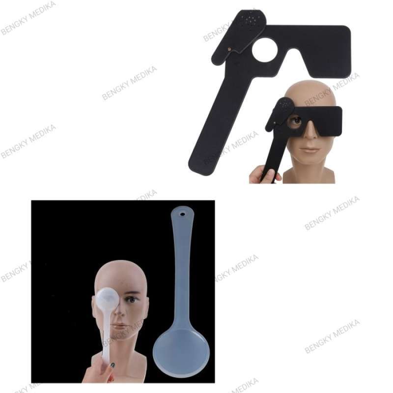 Jual Pin Hole Mata Alat Cek Mata Occluder Uji Ketajaman Mata di Seller ...