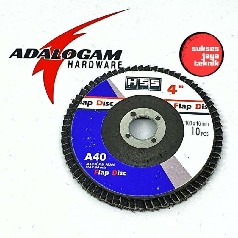 Jual Flap Disc No 40 - Amplas Tumpuk Susun Gerinda di Seller sukses ...