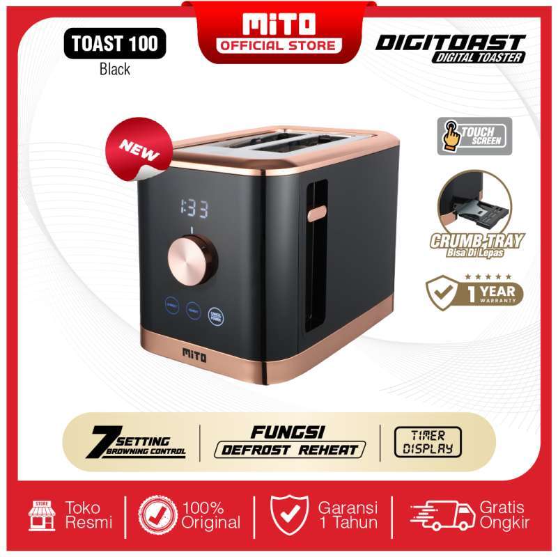 Promo MITO Toast 100-Digital Toaster (DIGITOAST)-Touchscreen-Timer ...