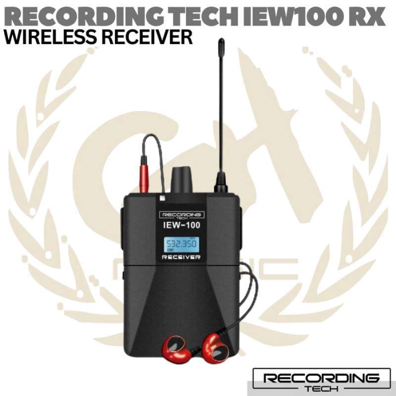 Jual RECORDING TECH IEW-100 Wireless Receiver | IEM IEW100 RX di Seller ...