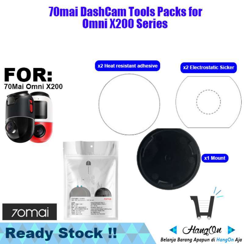 Jual Sticker 70mai Dashcam Accessory Omni X200 Aksesoris Stiker Mount X ...