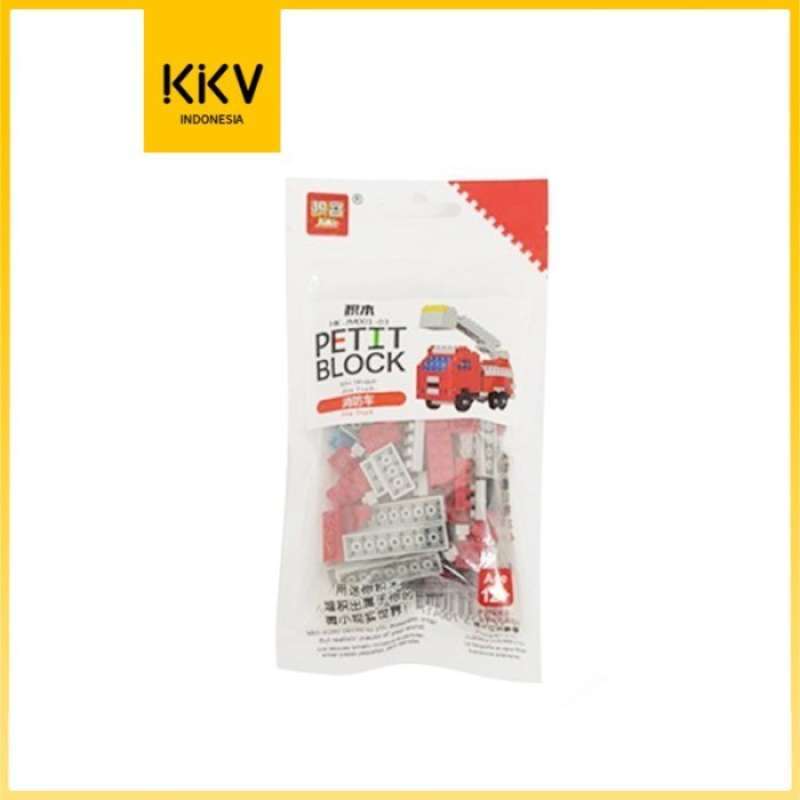 Promo Kkv Jike Blocks / Mainan Bricks Balok Susun - Mobil Pemadam ...