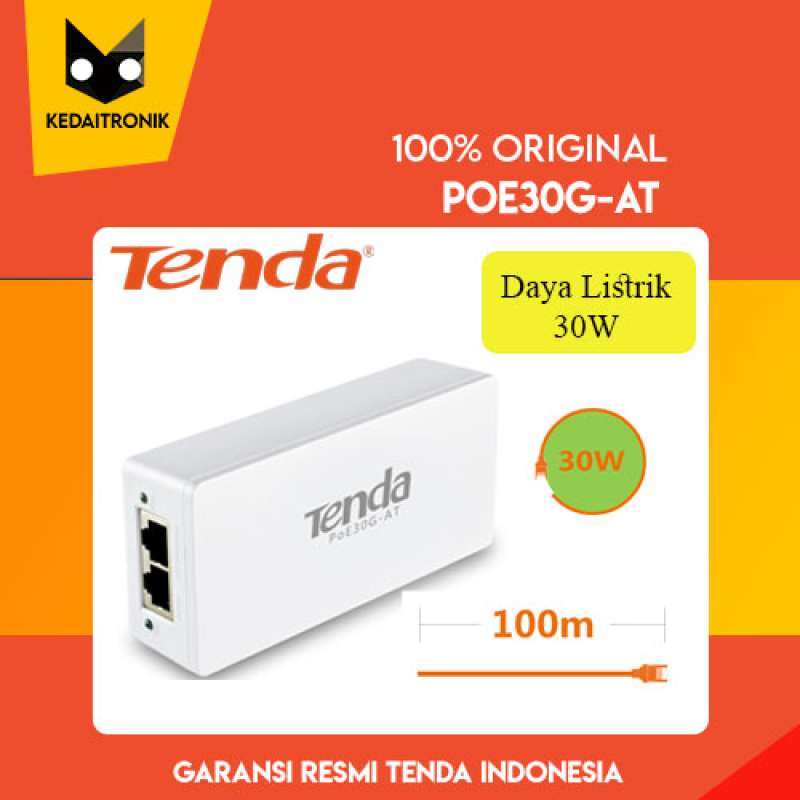 Promo Tenda Poe30g-at Injector Delivers Poe Up To 30w Output Power ...